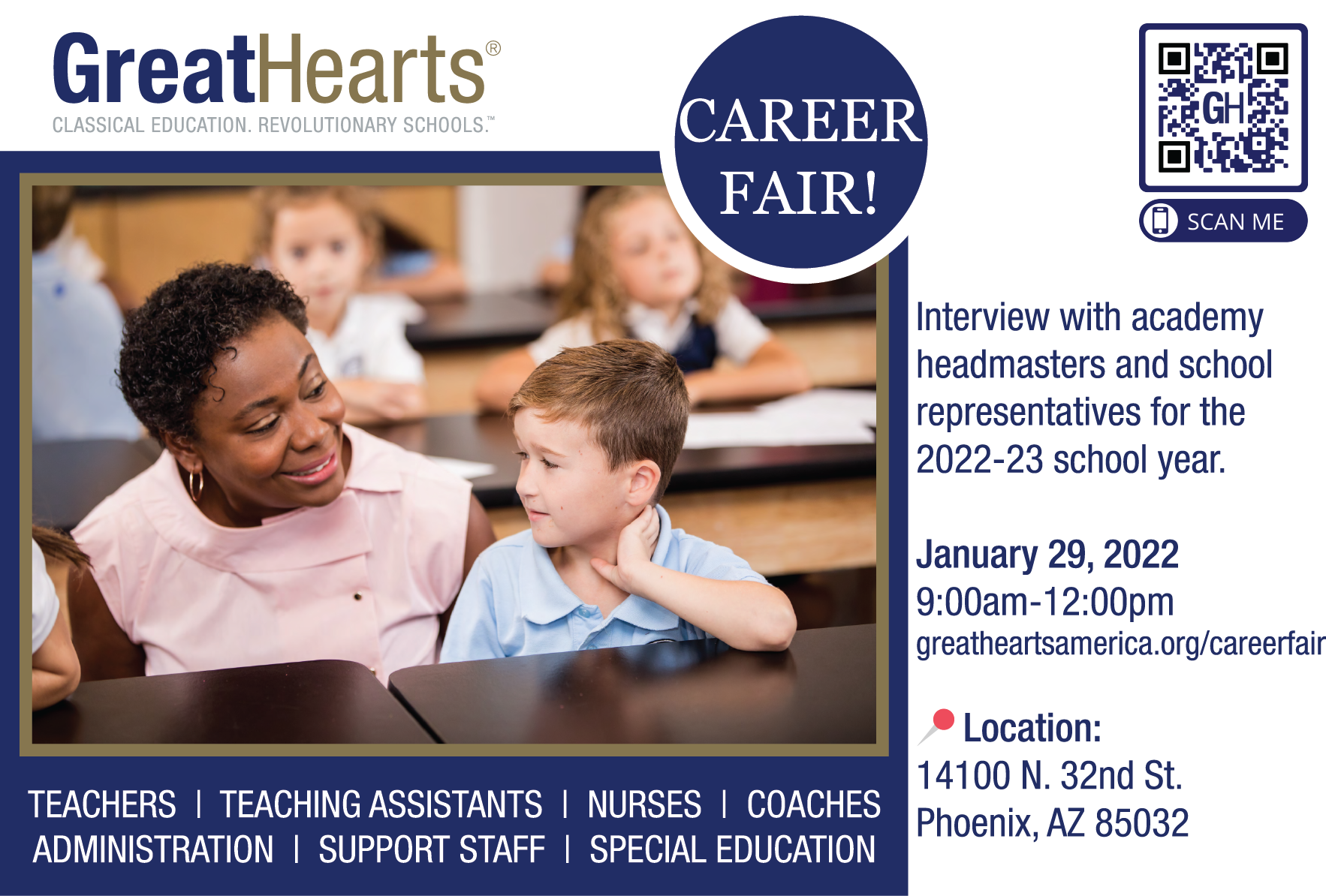 Career_Fair_Postcard : Great Hearts America