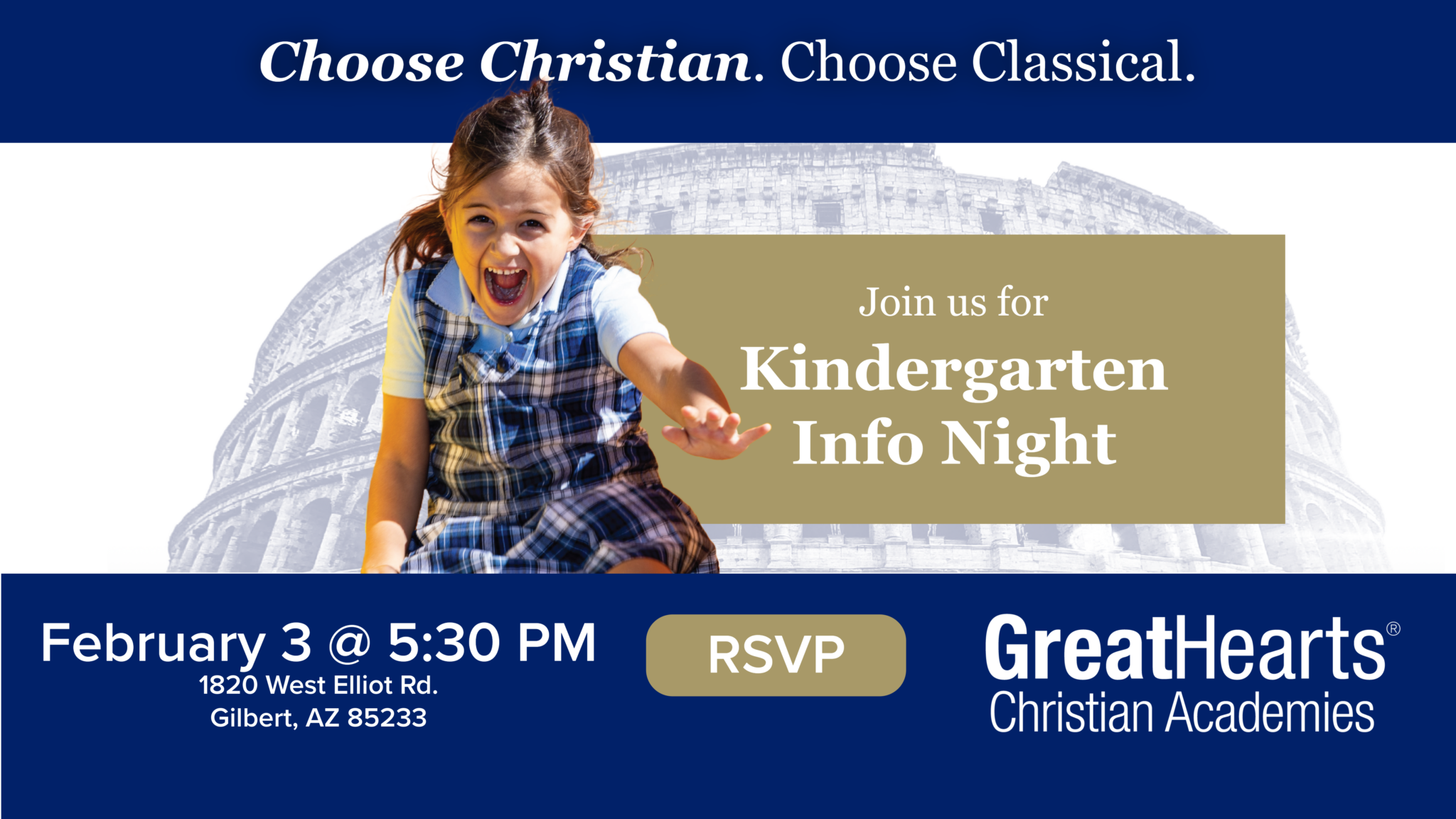 Kindergarten Info Night at Great Hearts Christian Academies – Gilbert ...